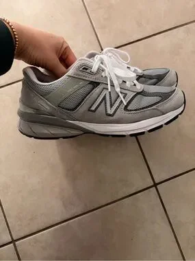 New Balance | Shoes | New Balance Gray And White Womens Sneakers 99 V5 ...